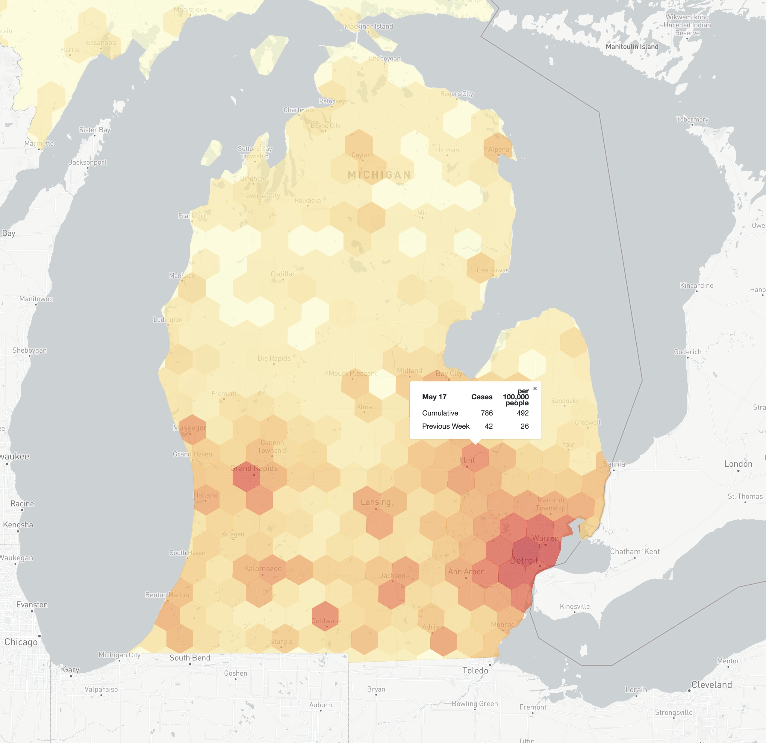 Michigan COVID-19 Tracker